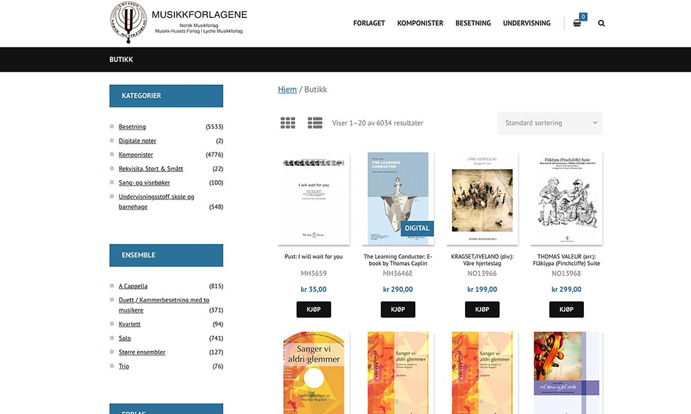 Ny nettbutikk til Musikkforlagene - Runestone Interactive